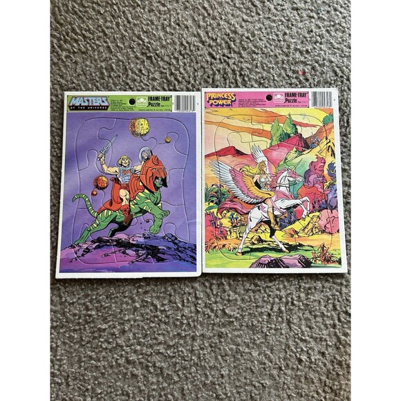 Toys | Vintage Heman Princess Of Power Shera Frame Tray Puzzles 1984 ...